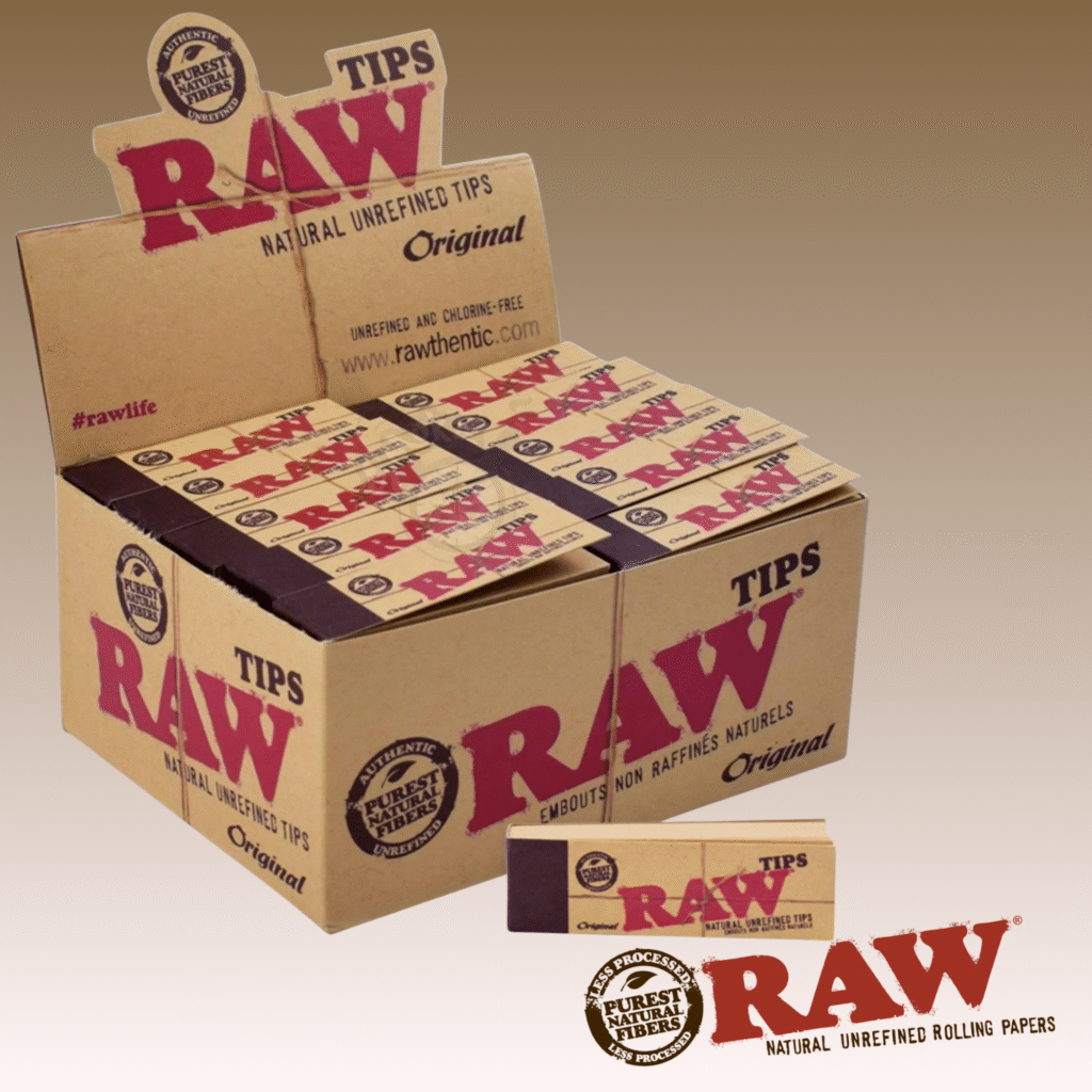 RAW CLASSIC ORIGINAL TIPS, 50 PACKS OF 50 - ARB IMPORTS