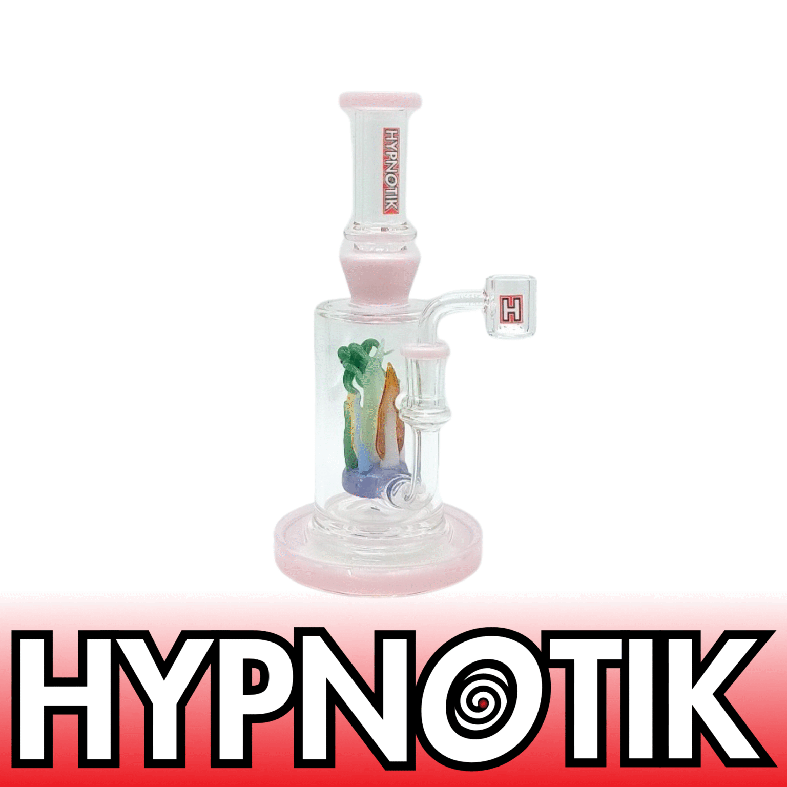 HYPNOTIK 9 INCH UNDER THE SEA RIG WITH OCTOPOS SITTING ON CORAL, MILK ...