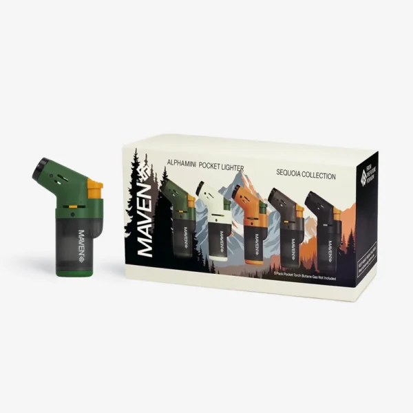 DISPLAY OF 15 MAVEN ALPHA MINI TORCH, SEQUOIA EDITION - ARB IMPORTS